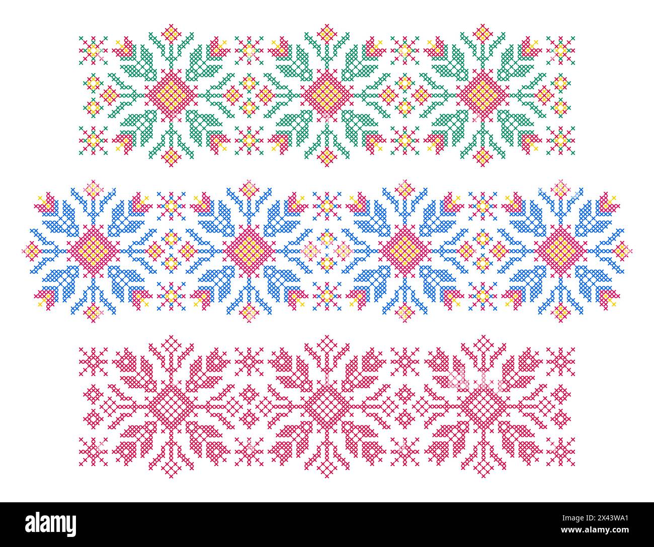 Border embroidery hi-res stock photography and images - Alamy