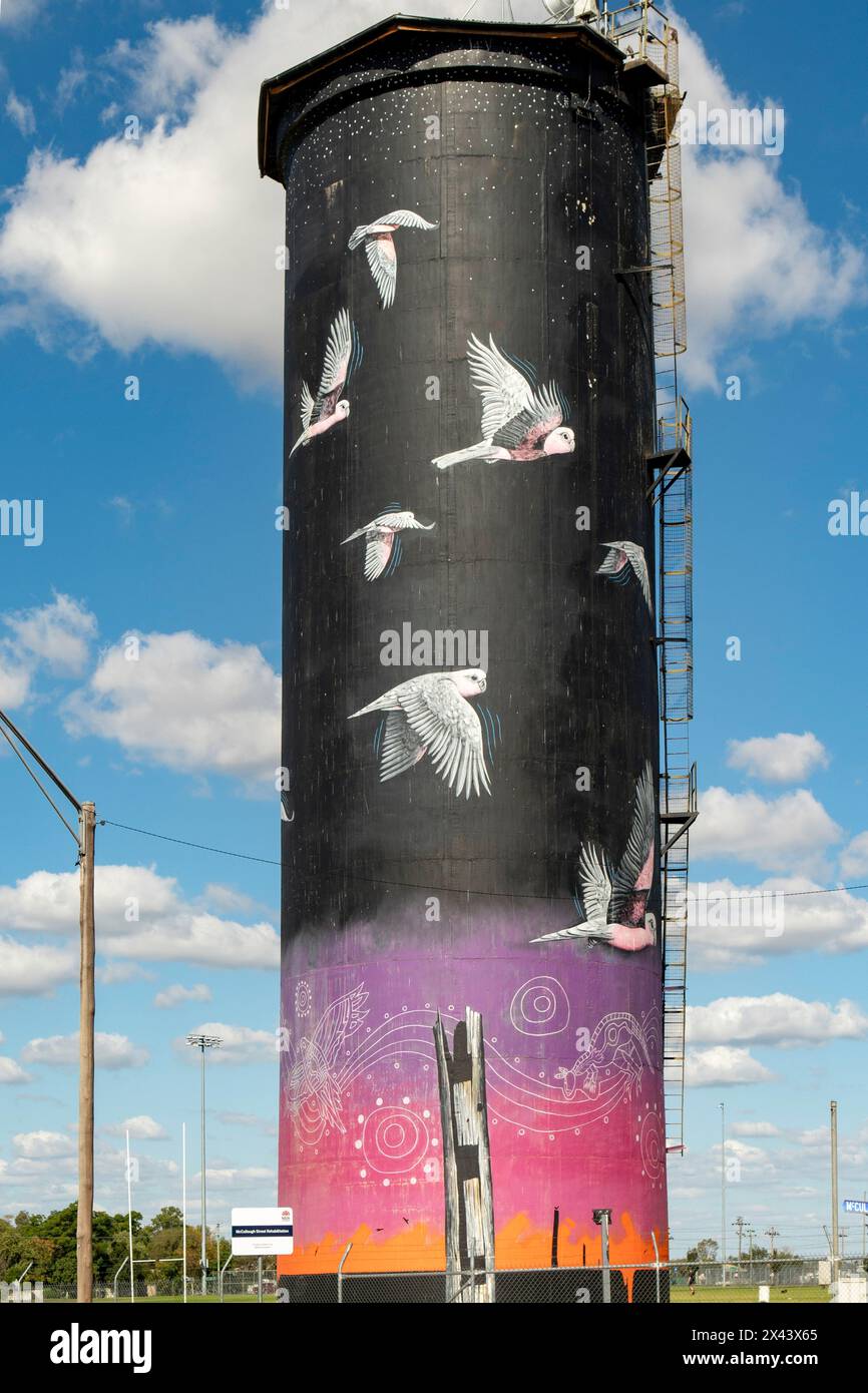 Water Tower Art by John Murray and Sooty Welsh, Coonamble, NSW ...