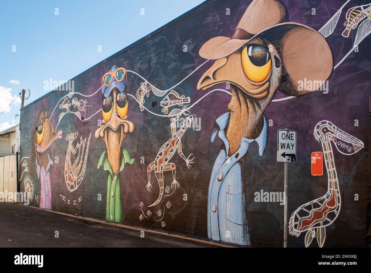 Street Art by Frank Wright and John Murray, Walgett, NSW, Australia ...