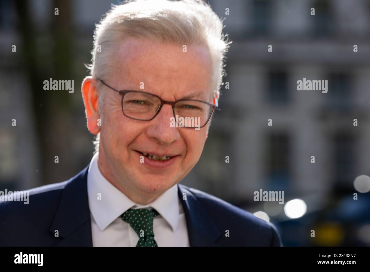 London, UK. 30th Apr, 2024. Michael Gove, Levelling Up Secretary, at a ...