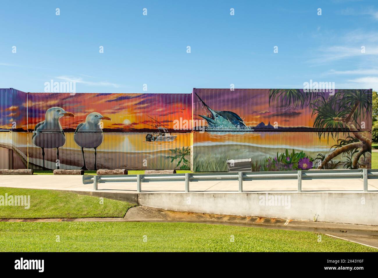 Street Art by DRAPL, Ningi, Queensland, Australia Stock Photo - Alamy