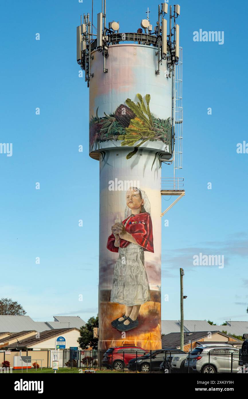 Water Tower Art by Brightsiders, Caboolture, Queensland, Australia ...