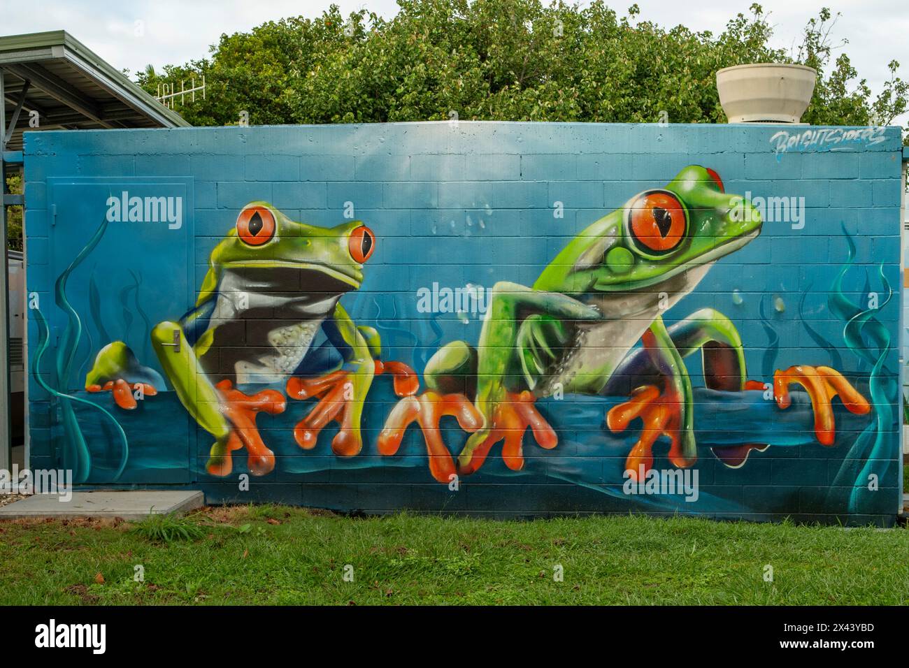 Street Art by Phantast CMAA, Rothwell, Queensland, Australia Stock ...