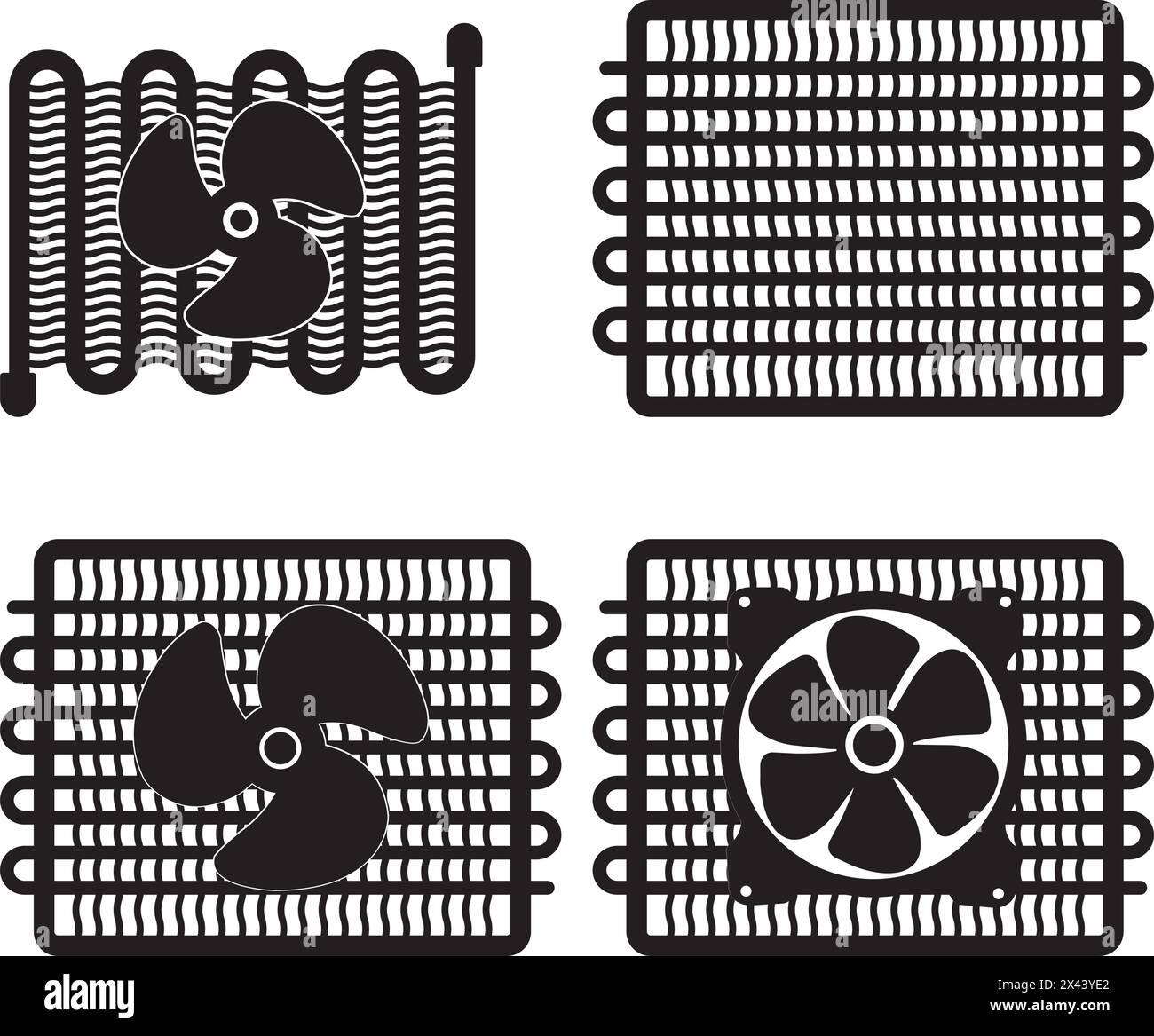 Air conditioner evaporator coil hi-res stock photography and images - Alamy
