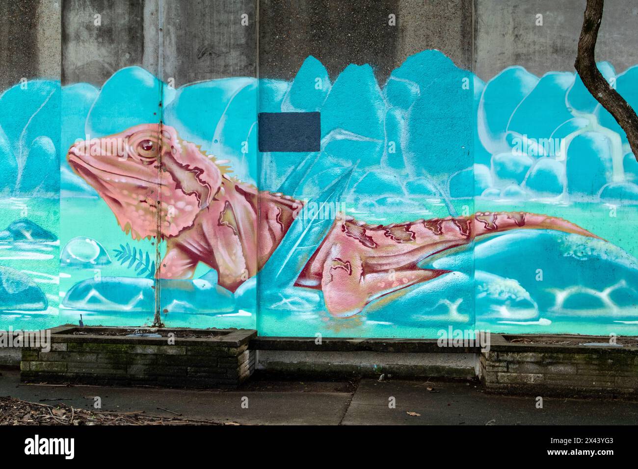 Water Reservoir Art by Street Art Murals, Green Hill, Queensland ...