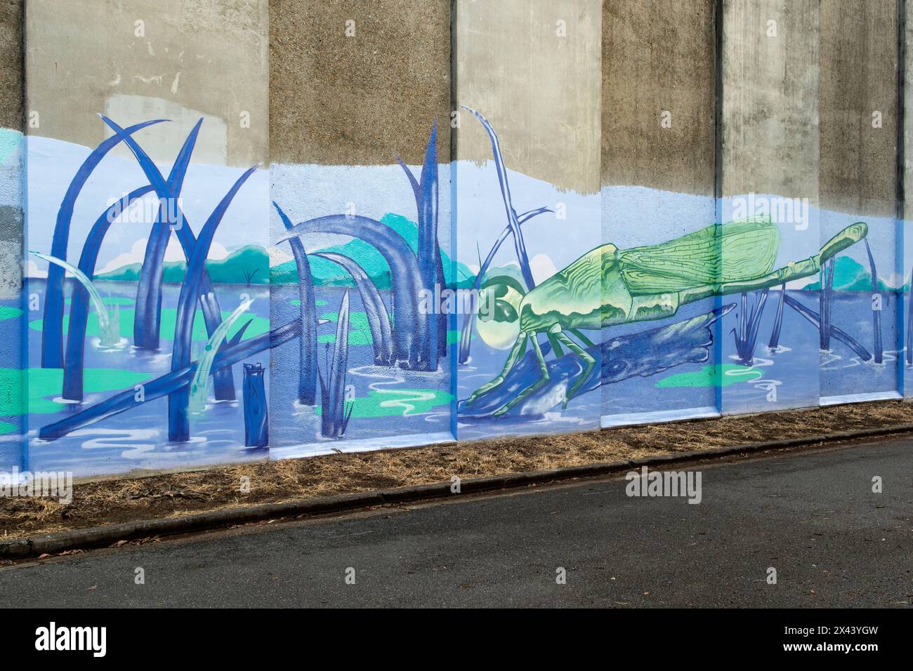 Water Reservoir Art by Street Art Murals, Green Hill, Queensland ...