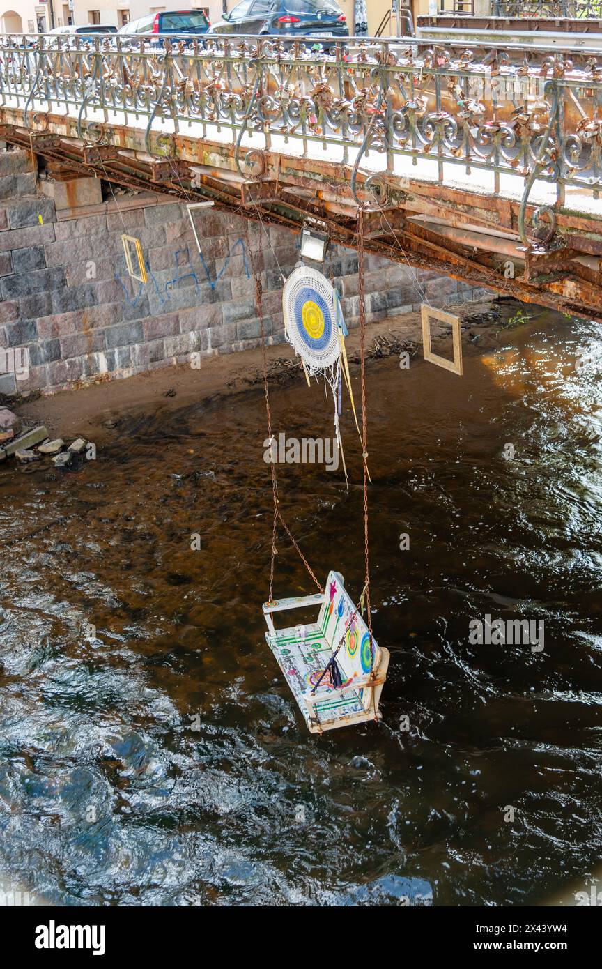 Old swing bridge hi-res stock photography and images - Alamy
