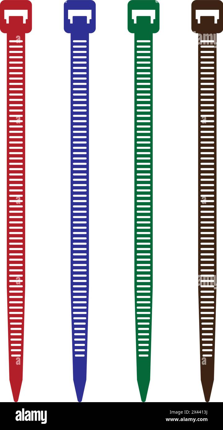 Cable ties icon vector illustration symbol design Stock Vector Image ...