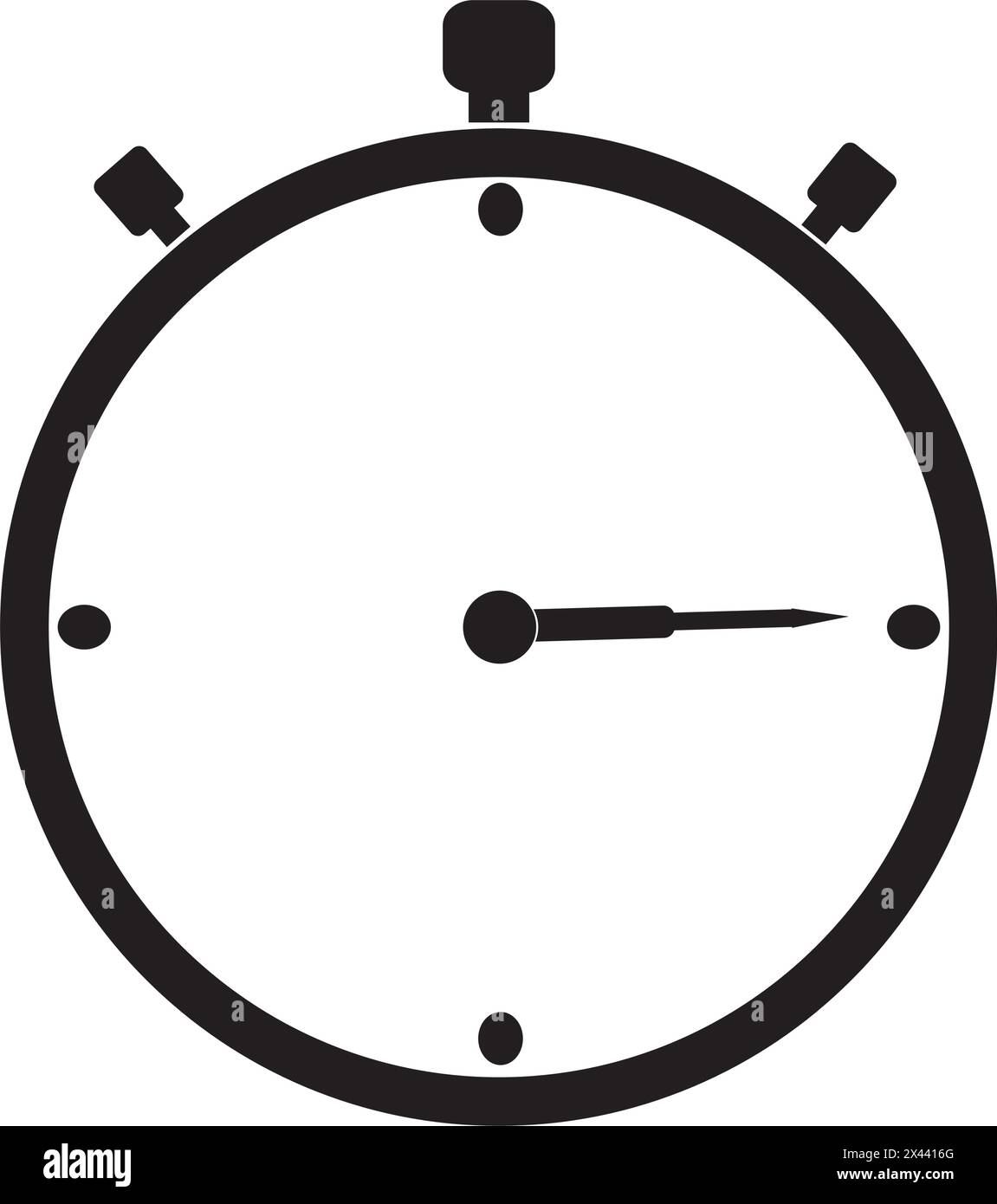 Stopwatch icon vector illustration symbol design Stock Vector Image ...