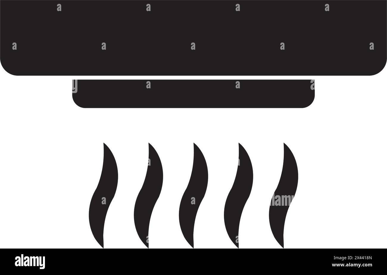 Kitchen smoke exhauster icon vector illustration symbol design Stock ...