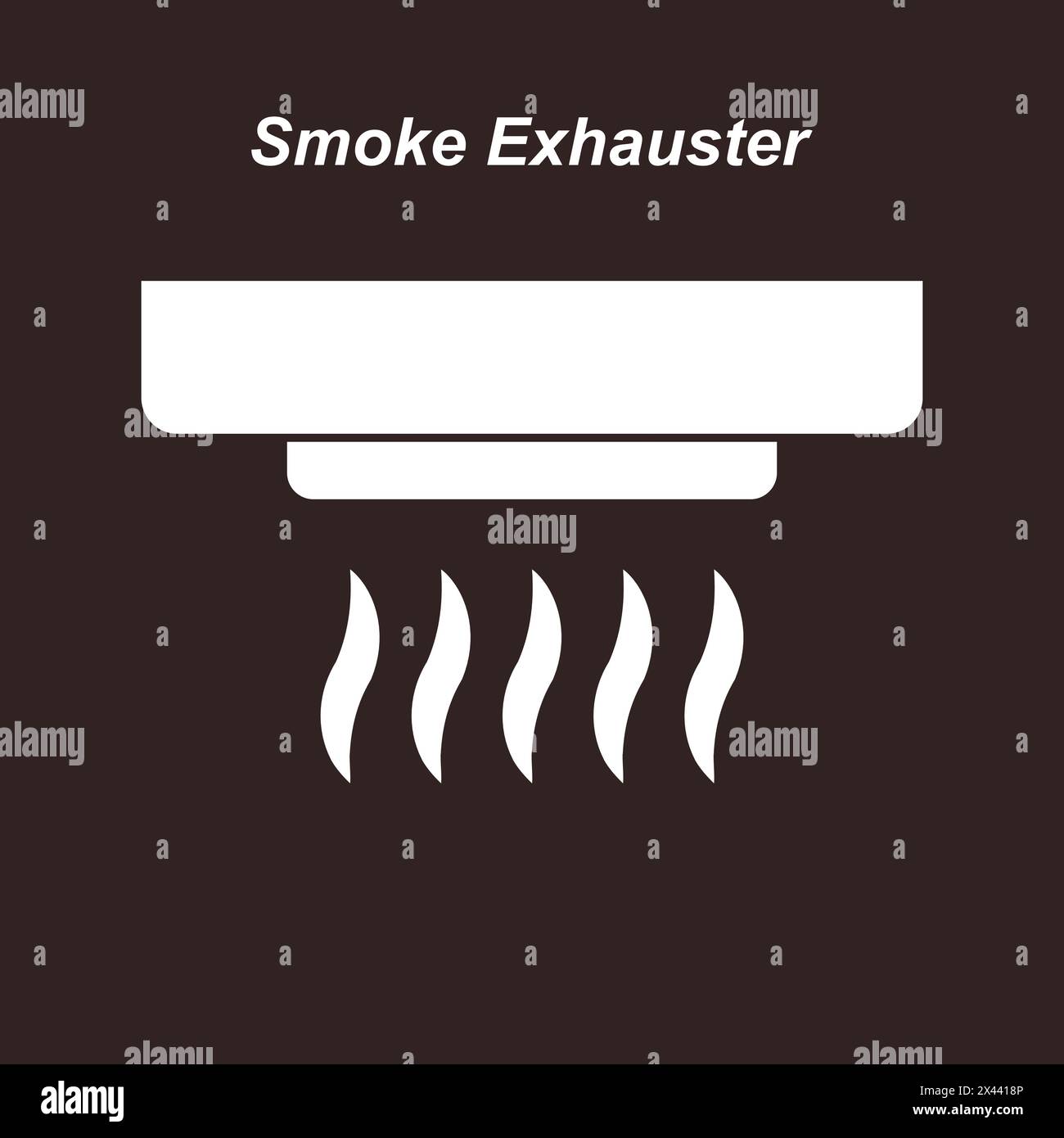 Kitchen smoke exhauster icon vector illustration symbol design Stock ...