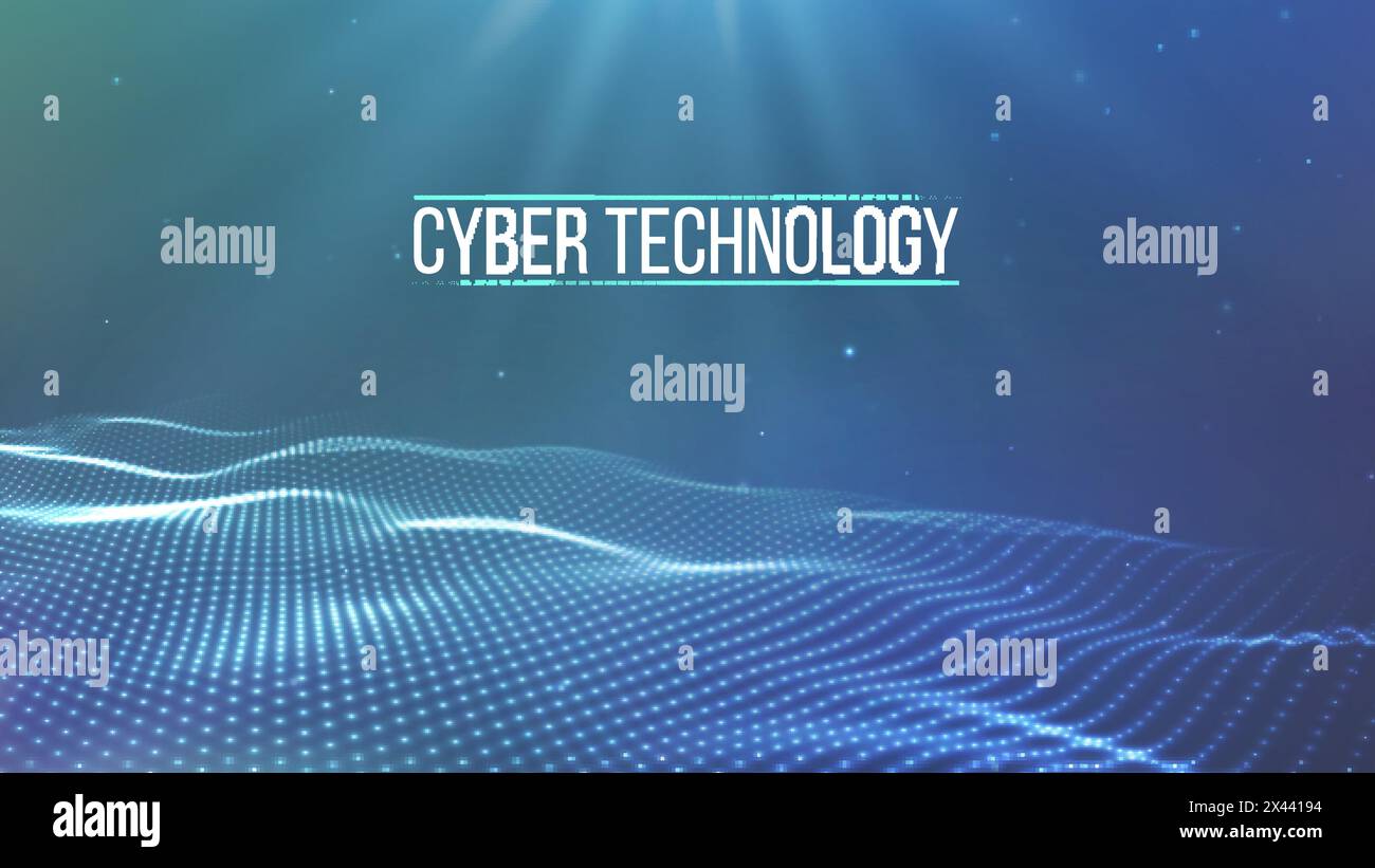 Cyber technology background. Technology digital cyber security ...