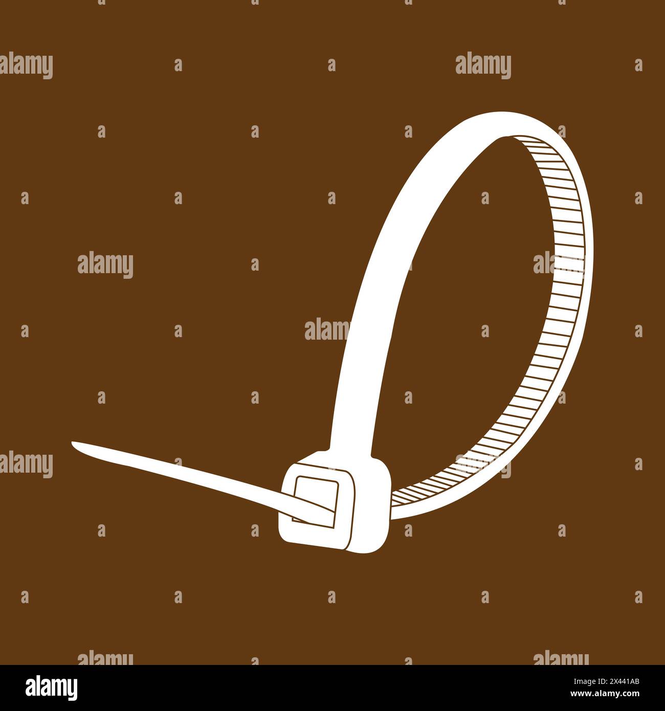 Cable ties icon vector illustration symbol design Stock Vector Image ...