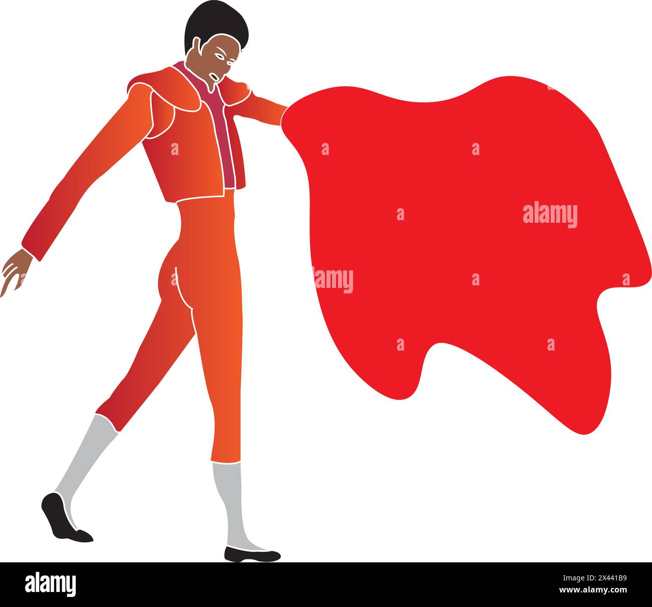 Spanish fighting cattle Stock Vector Images - Alamy