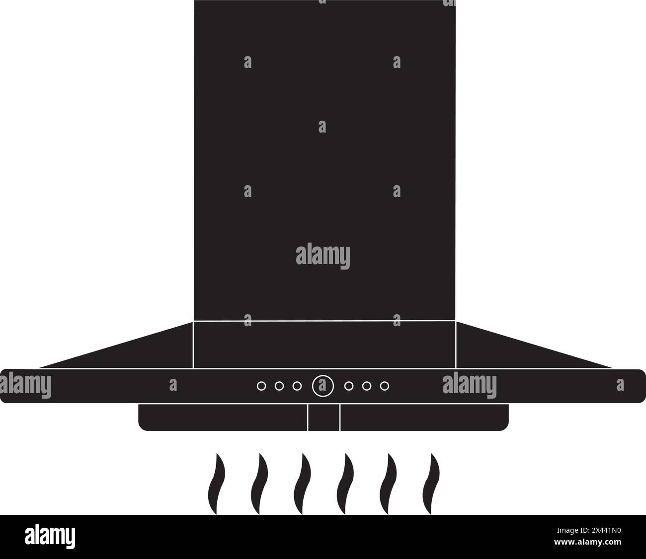 Kitchen smoke exhauster icon vector illustration symbol design Stock ...