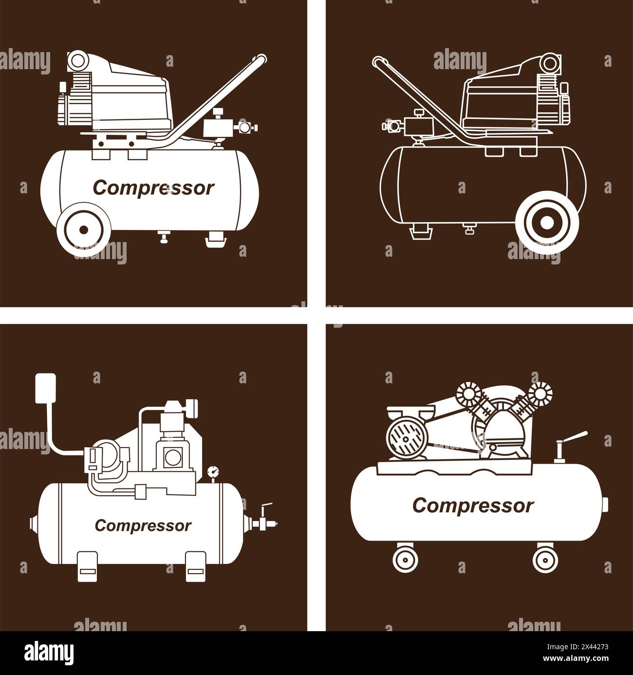 Compressor icon vector illustration symbol design Stock Vector Image ...