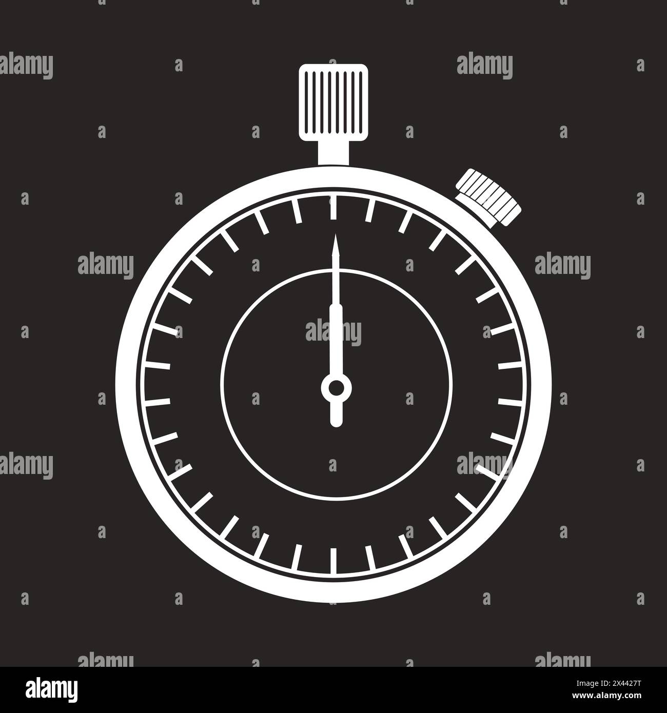 Stopwatch icon vector illustration symbol design Stock Vector Image ...
