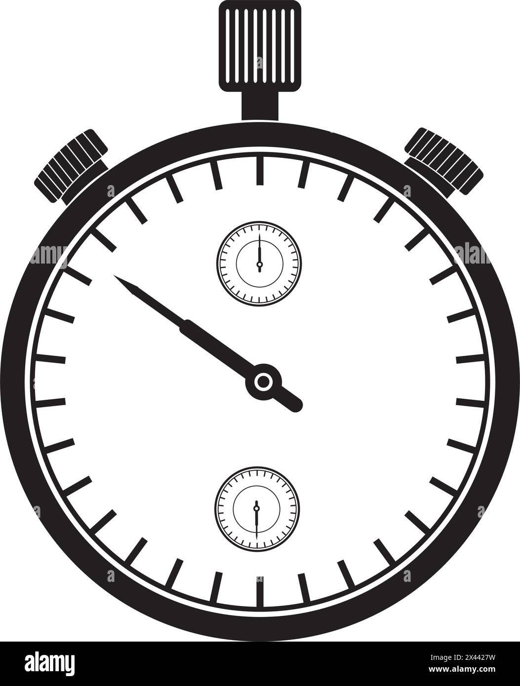 Stopwatch icon vector illustration symbol design Stock Vector Image ...