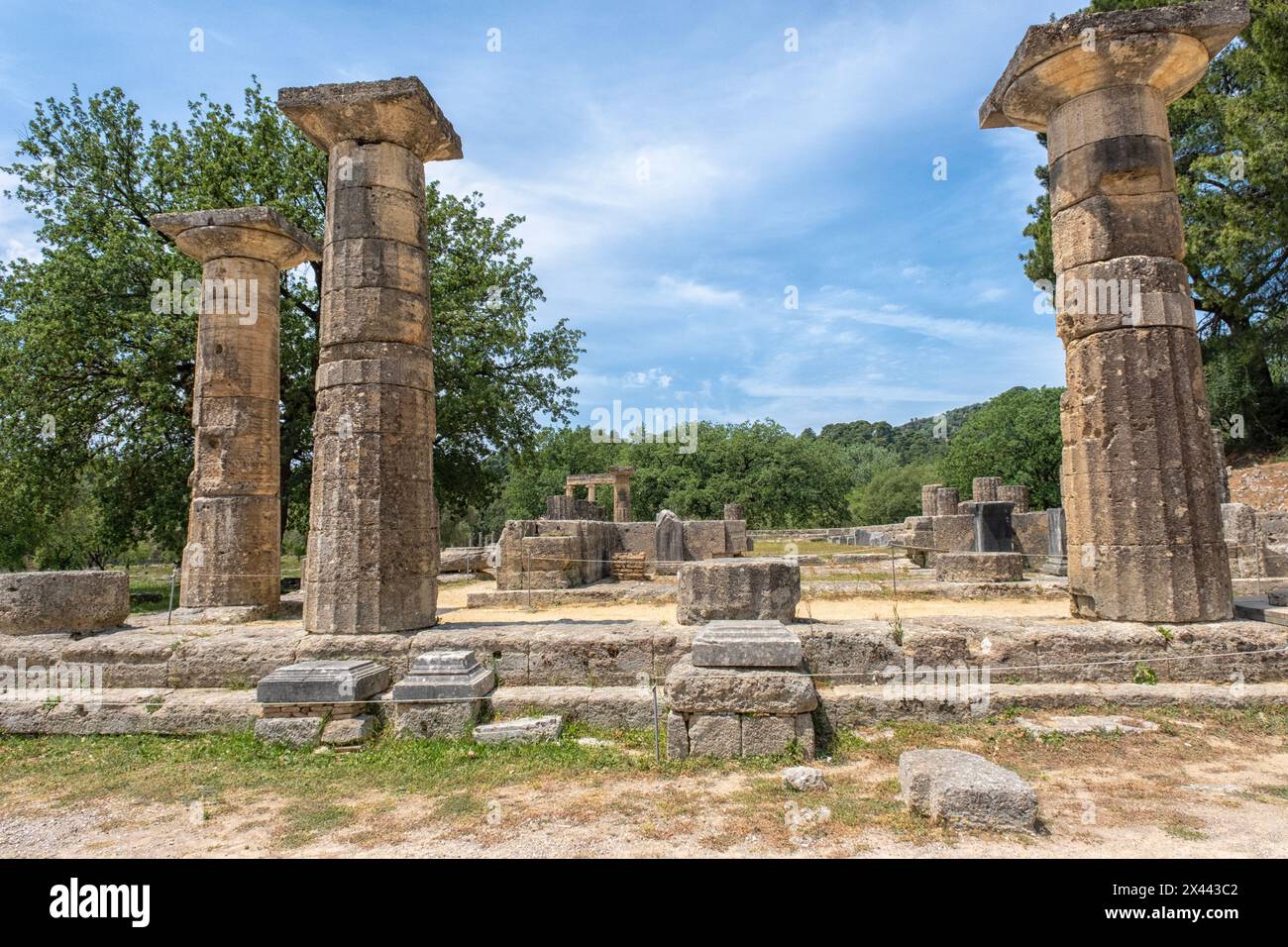 The Temple of Hera (also known as Heraion) is an ancient Doric Greek ...