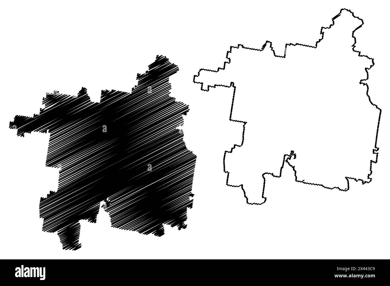 Gunnedah Shire (Commonwealth of Australia, New South Wales, NSW) map ...