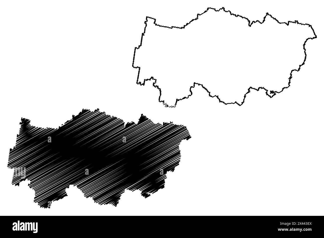 Greater hume vector map hi-res stock photography and images - Alamy