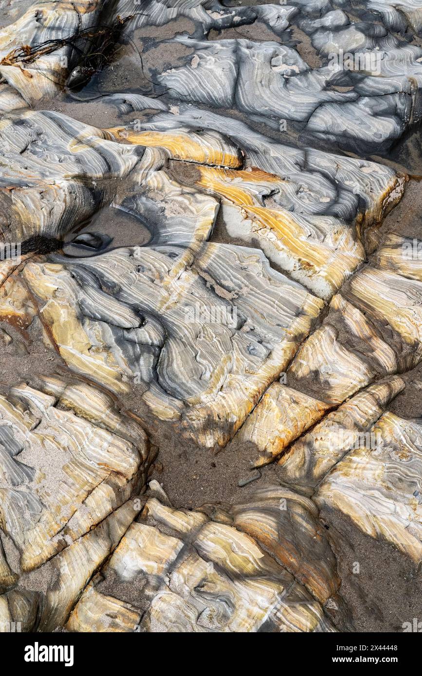 USA, California. Jalama Beach County Park rocky beach Stock Photo - Alamy