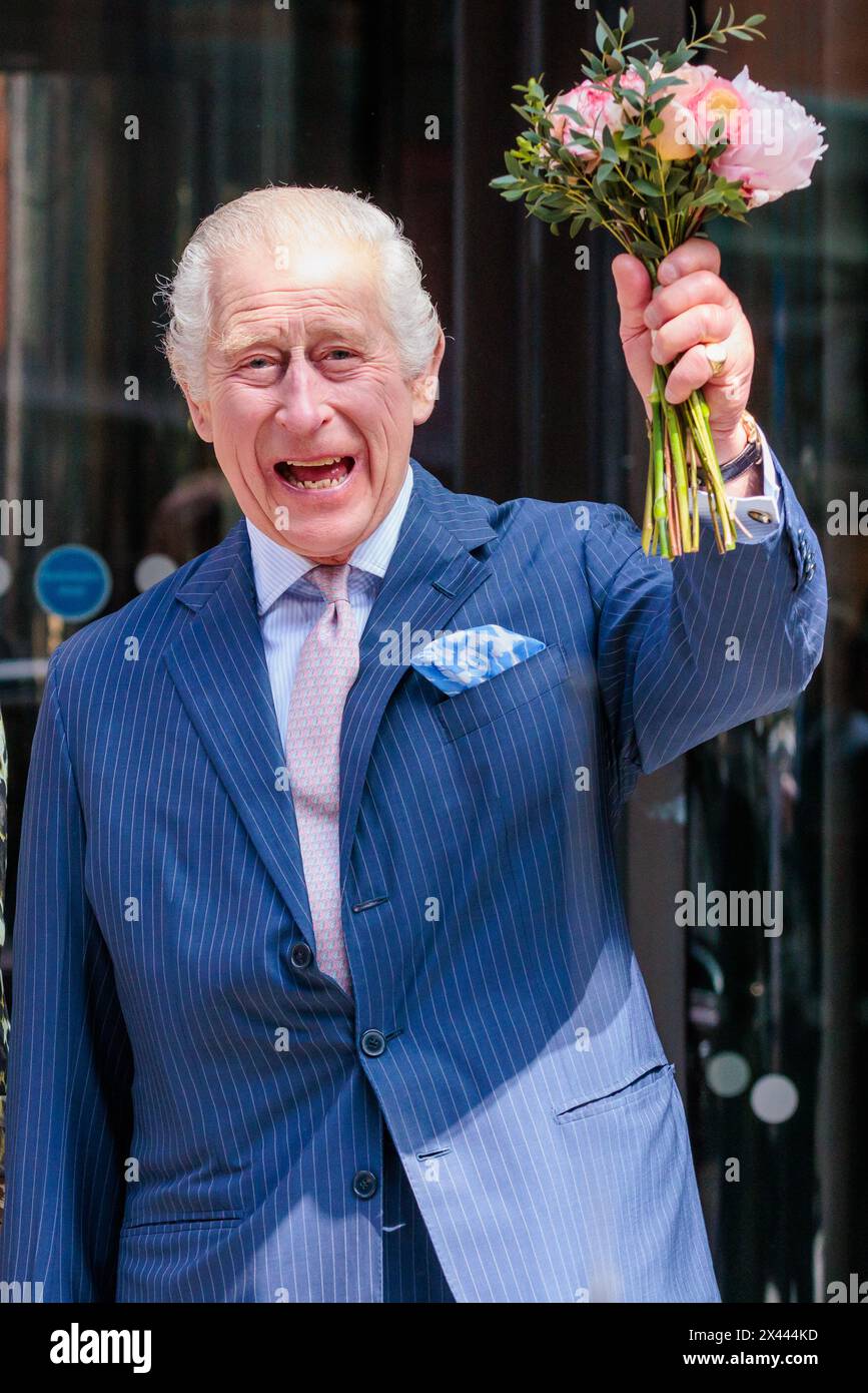 University College Hospital, London, UK. 30th April 2024. His Majesty ...