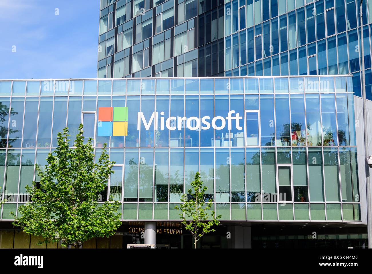 Bucharest, Romania - 15 May 2021: Microsoft headquarter and offices in ...