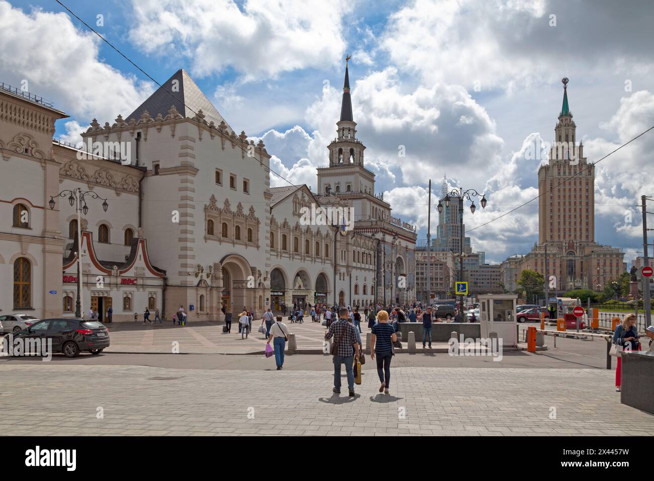 Moscow, Russia - July 08 2018: Kazansky railway terminal (Russian ...