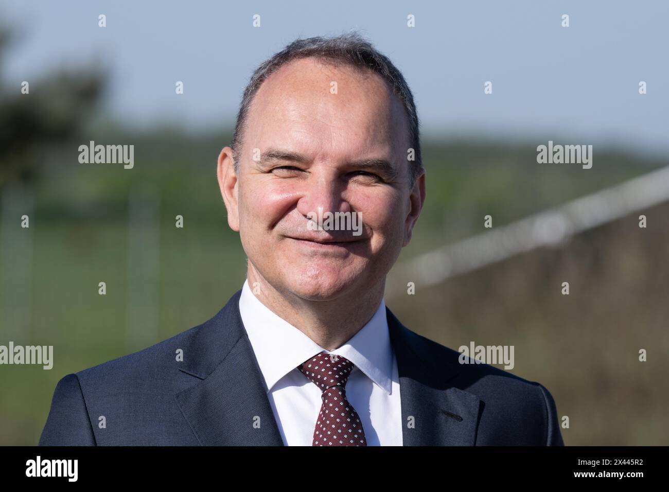 30 April 2024, Saxony, Boxberg: Tomas David, Deputy Chairman of EP ...
