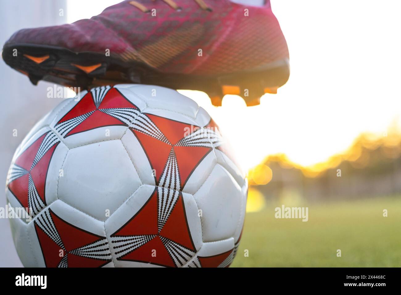 Soccer player stepping on hi-res stock photography and images - Alamy
