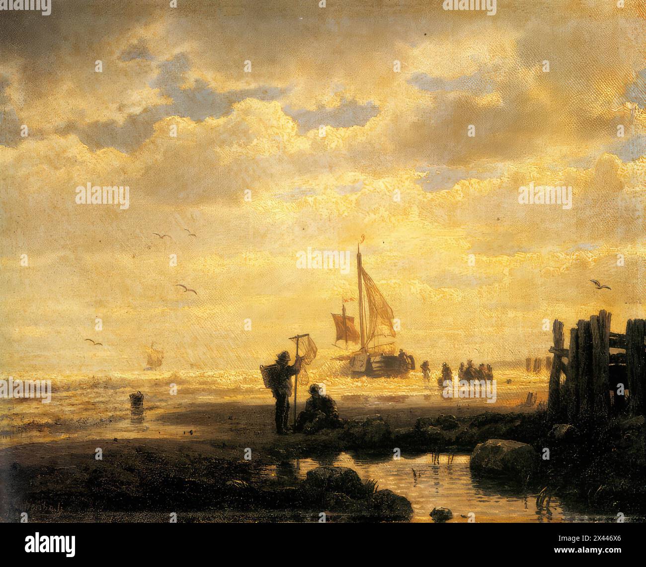 Andreas Achenbach was a German landscape and seascape painter in the ...