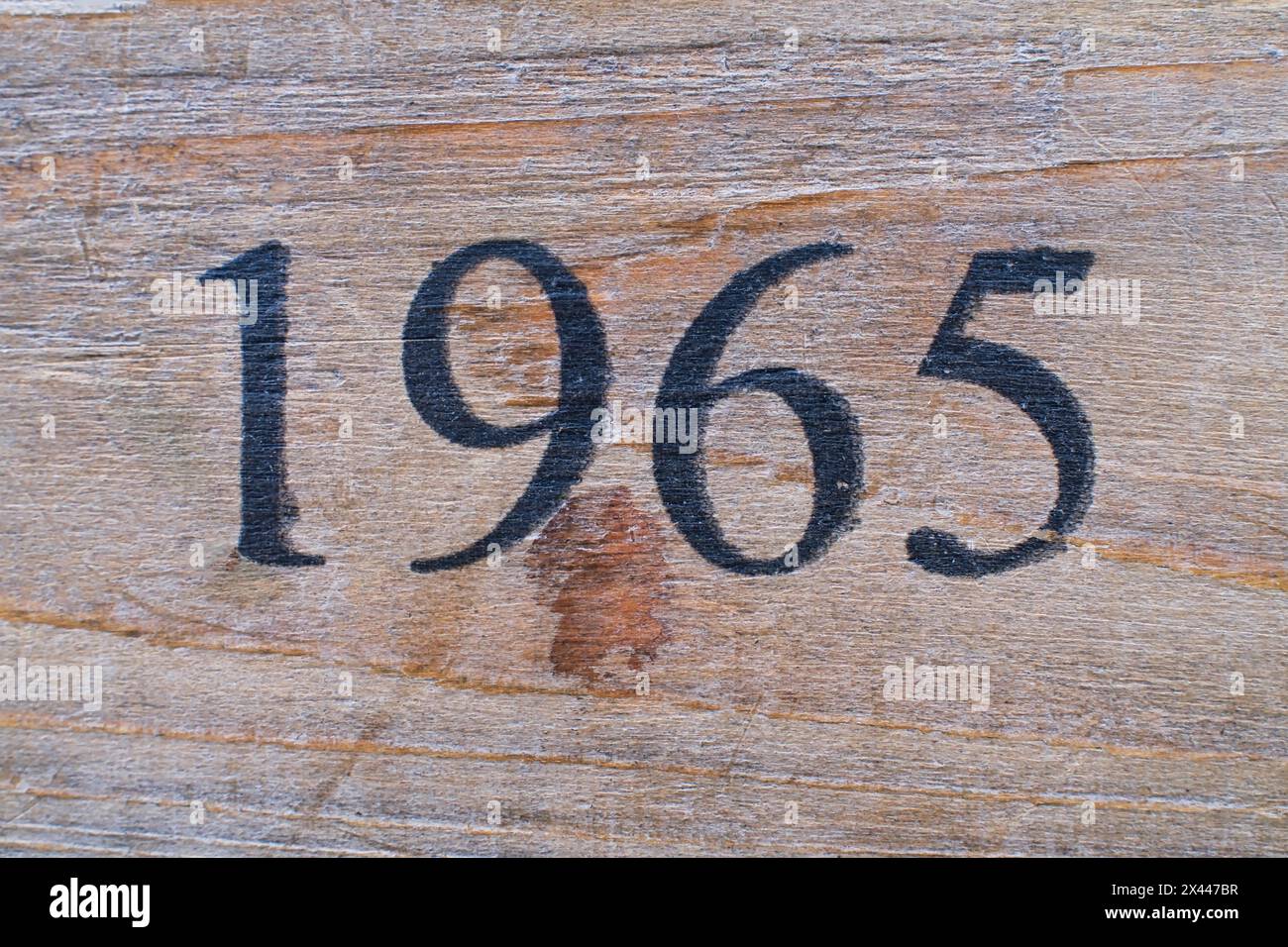 Vintage number 1965, digit, anniversary, birthday, North Rhine ...