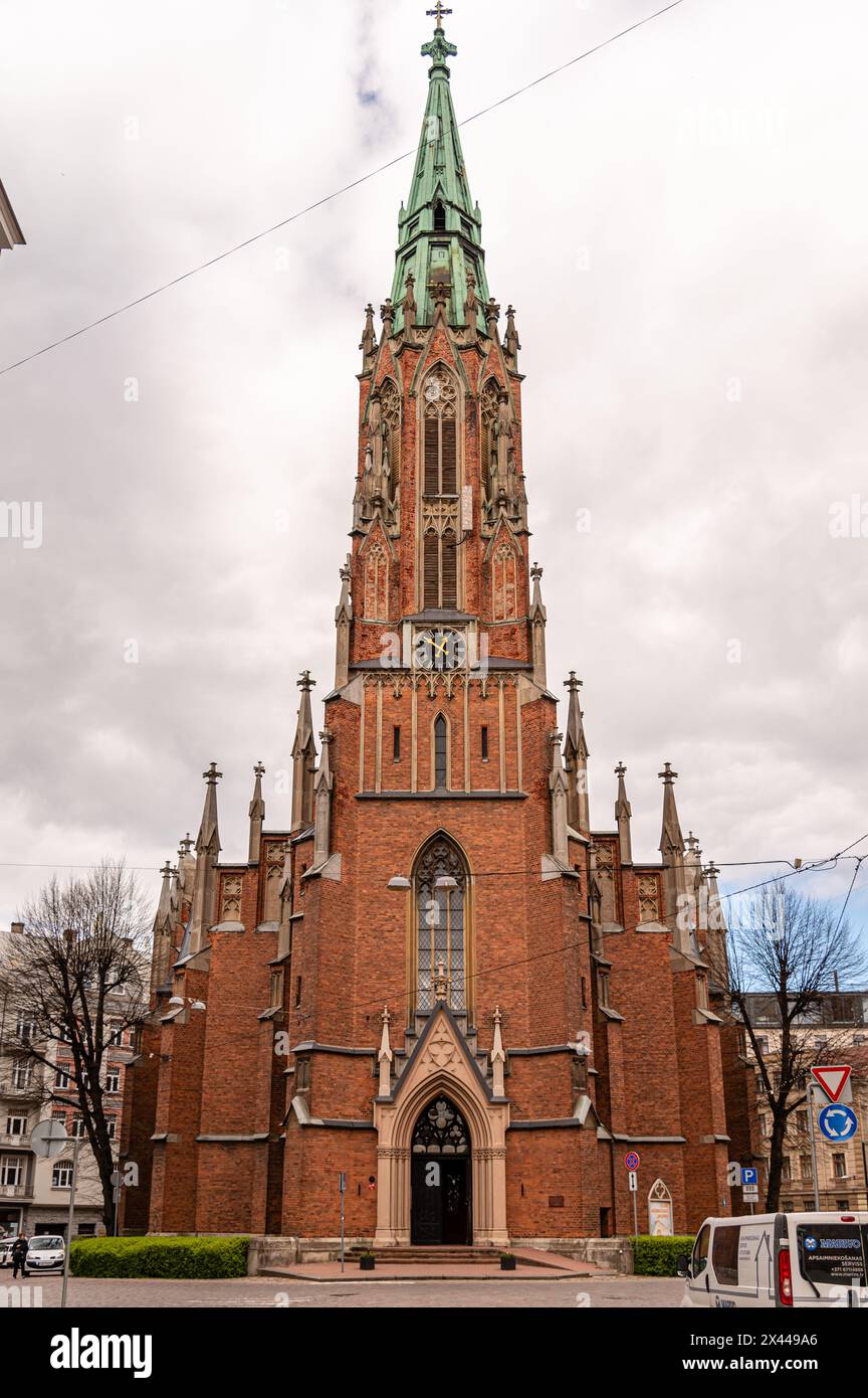 Old evangelical lutheran church of st gertrude hi-res stock photography ...