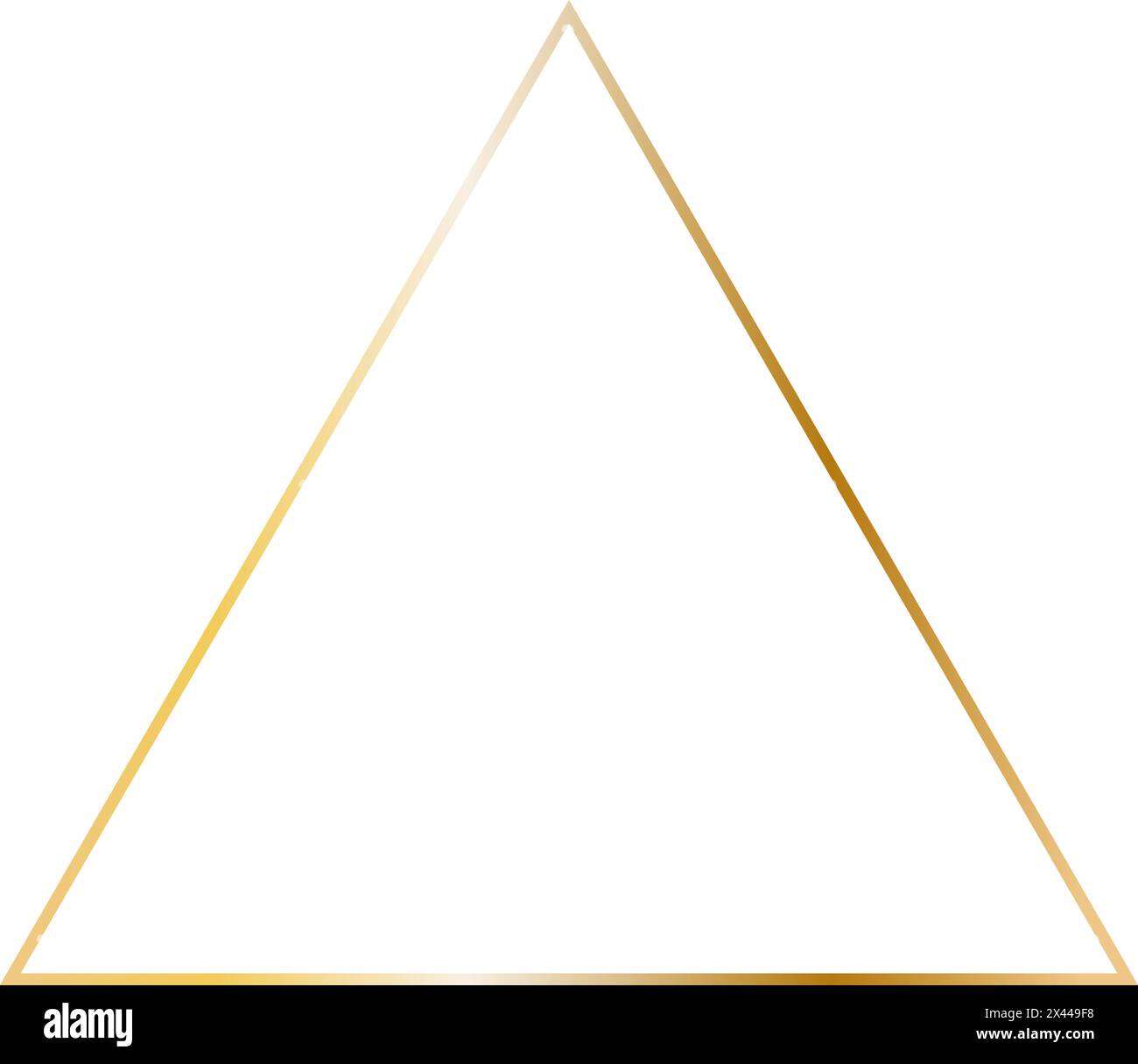 Gold frame border simple hi-res stock photography and images - Alamy