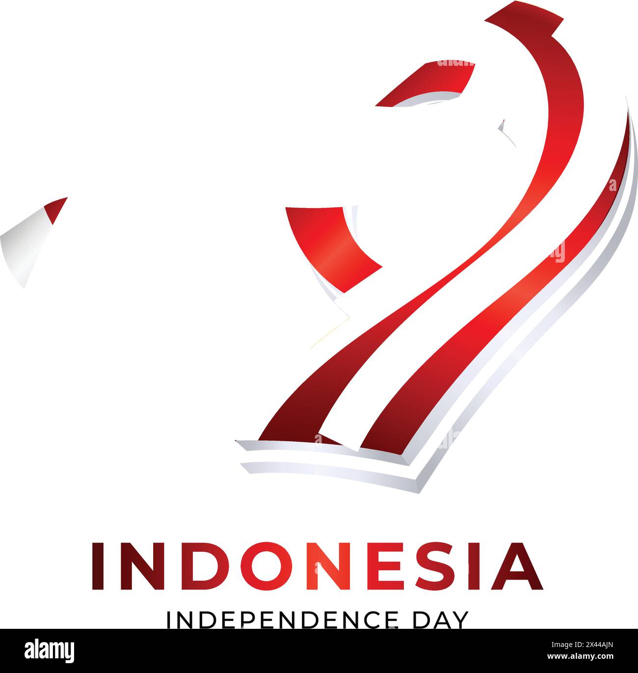 79th Indonesia Independence day, 17 august 2024 concept logo with ...