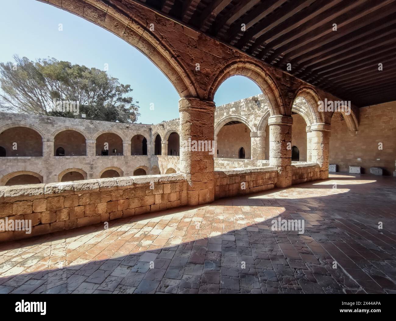 Two-storey building with surrounding arcade, Archaeological Museum in ...