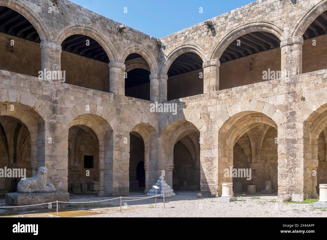 Two-storey building with surrounding arcade, Archaeological Museum in ...
