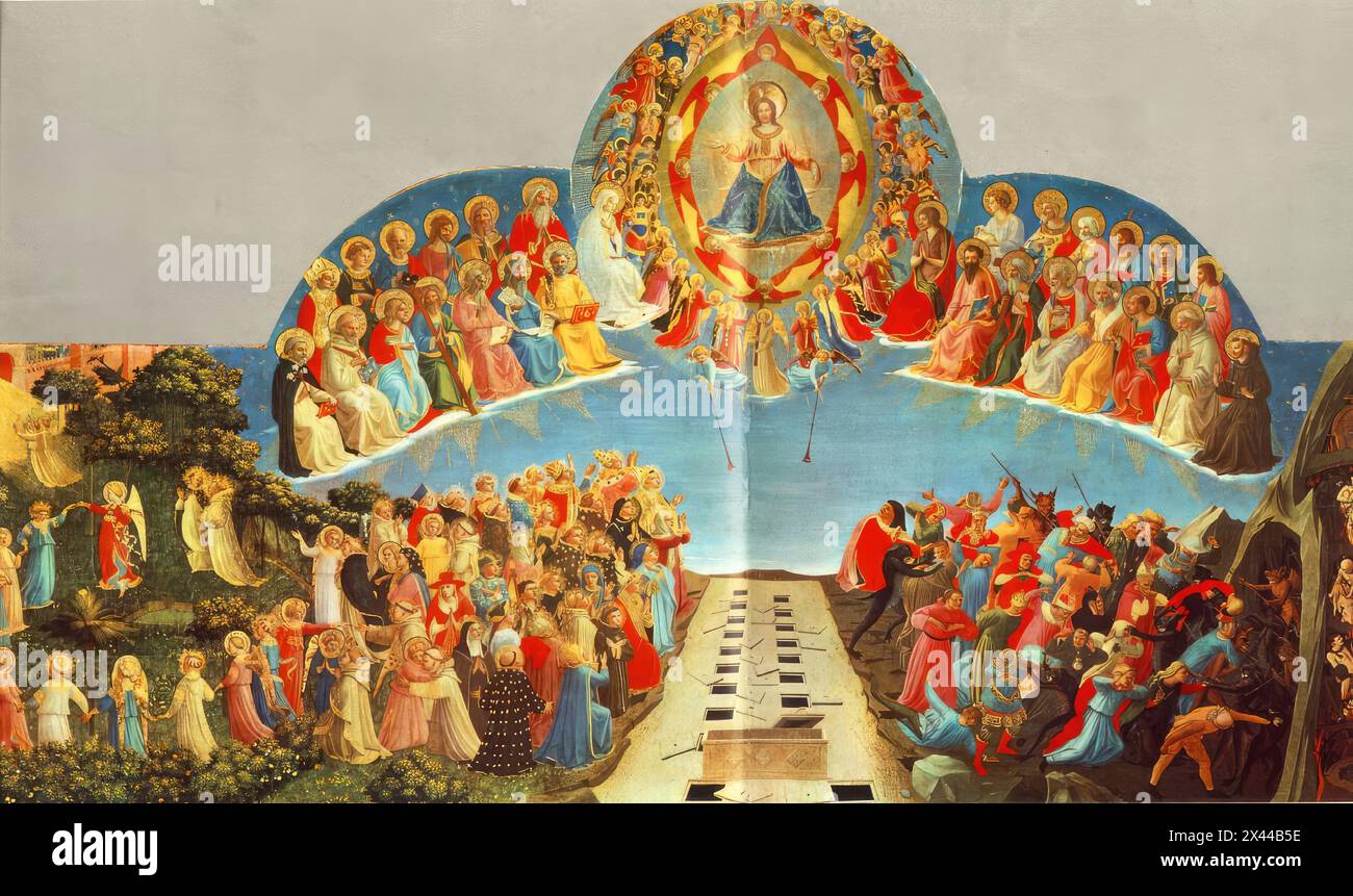 Fra angelico last judgement hi-res stock photography and images - Alamy