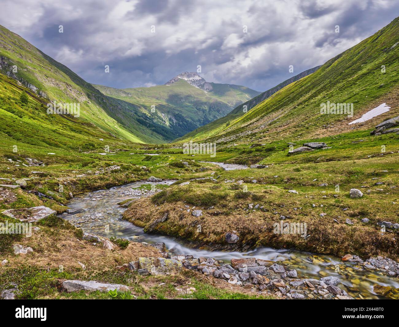 Hike along the Mur, Weisseck, thunderclouds, Murursprung, Muhr ...