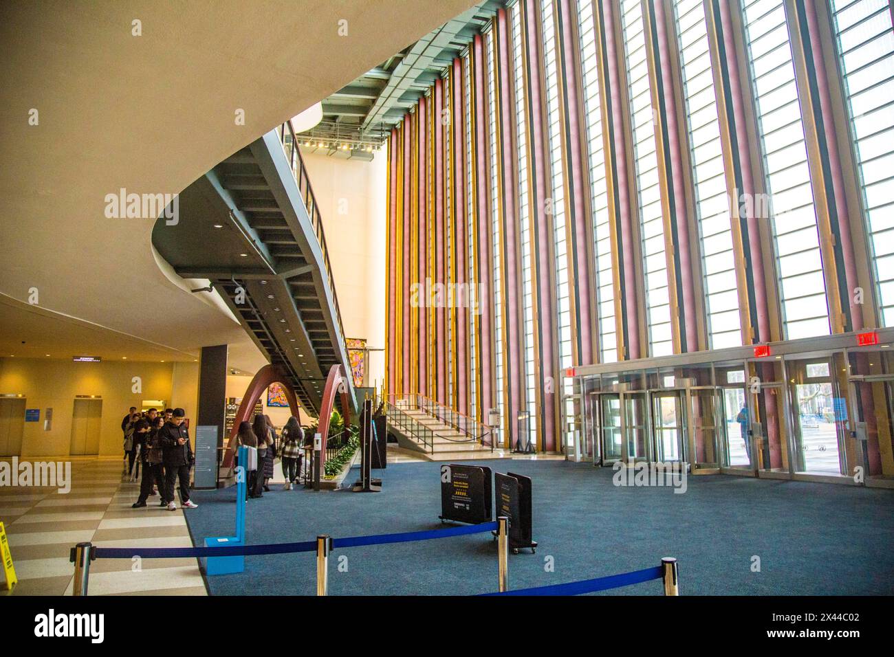 Entrance hall of the UN headquarters in New York Stock Photo - Alamy