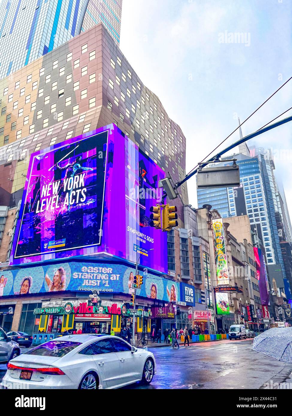 Neon signs, Times Square, Manhattan, New York City Stock Photo - Alamy