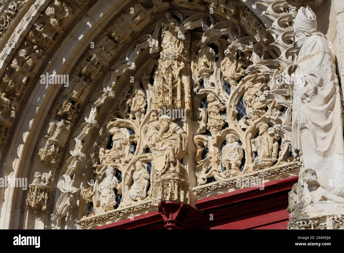 Abbey church Benedictine monastery Abbaye de Saint-Riquier, Somme ...