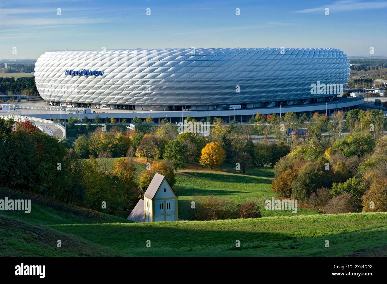 Allianz Arena, football stadium of FC Bayern Munich, copy of the ...