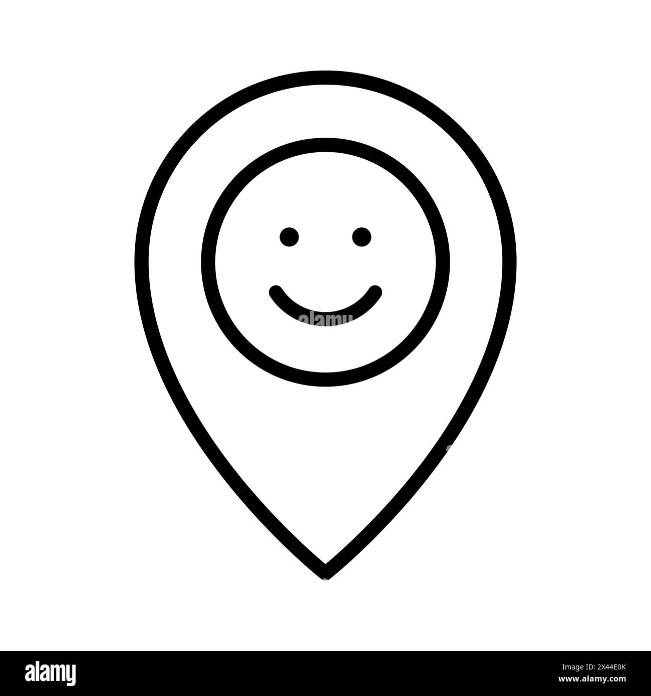 Good feedback icon outline Cut Out Stock Images & Pictures - Alamy
