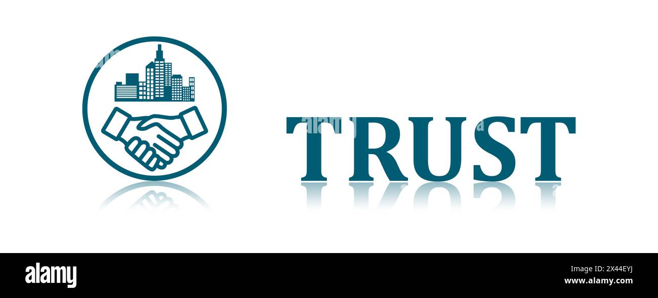 Illustration of a trust concept Stock Photo - Alamy