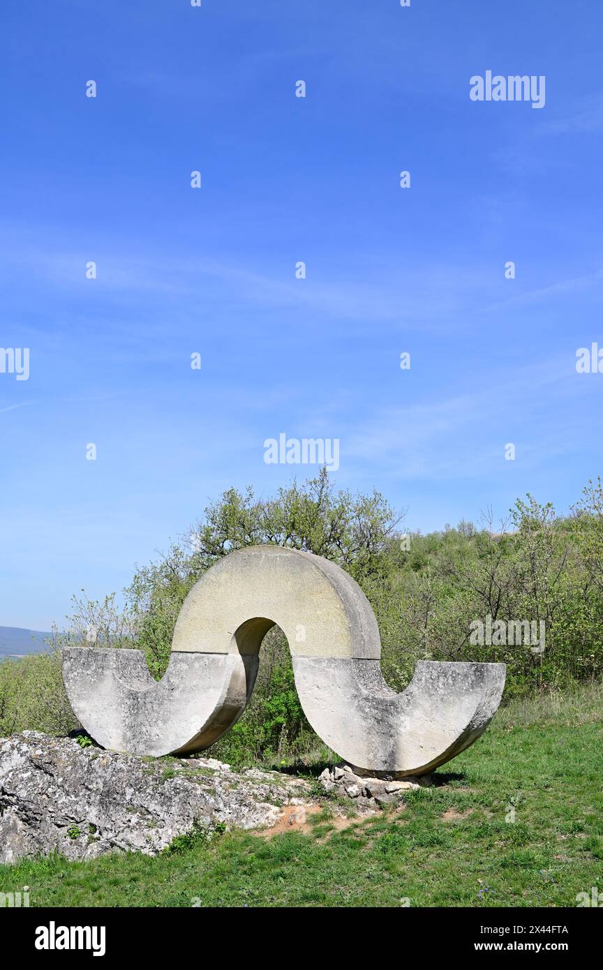 St. Margarethen, Burgenland, Austria. Sculptures Roman quarry St ...