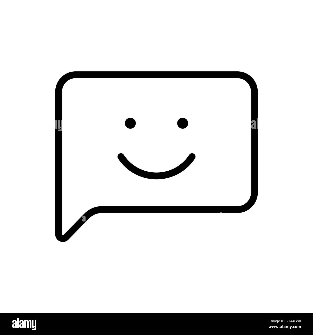 Positive feedback outline vector icon Stock Vector Image & Art - Alamy