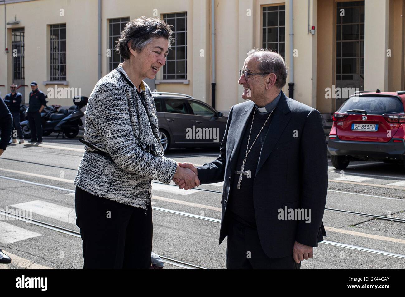 Milano, Italia. 30th Apr, 2024. Nella foto da sinistra verso destra ...