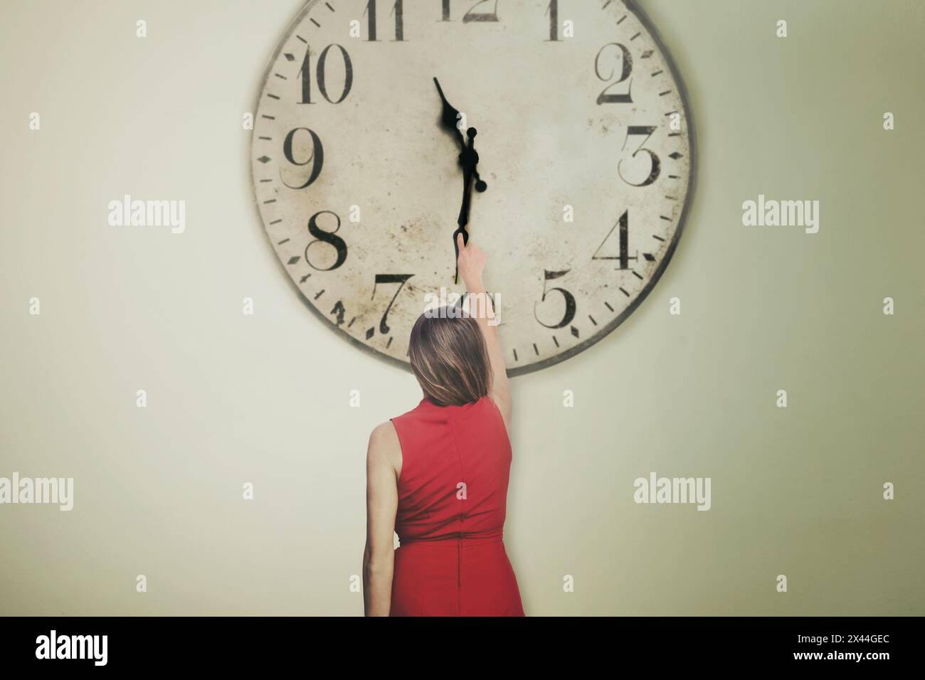 Woman concept stop age hi-res stock photography and images - Alamy